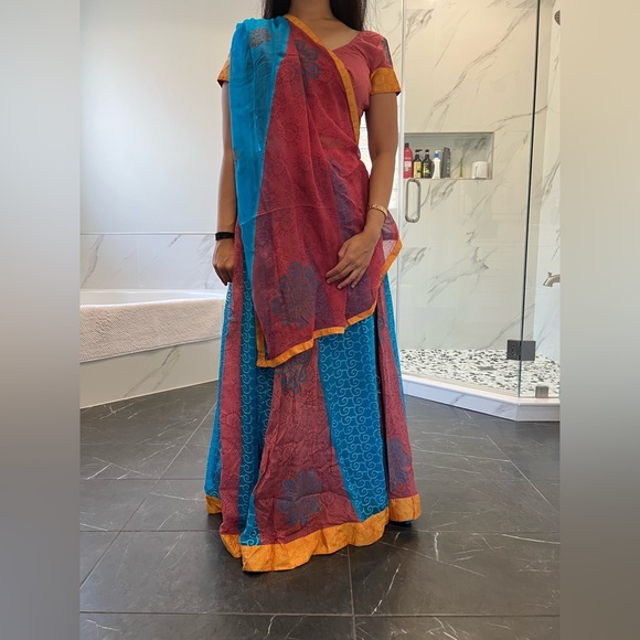 Lehengas | Traditional Indian 3 Piece Set Navratri Garba Raas Any ...